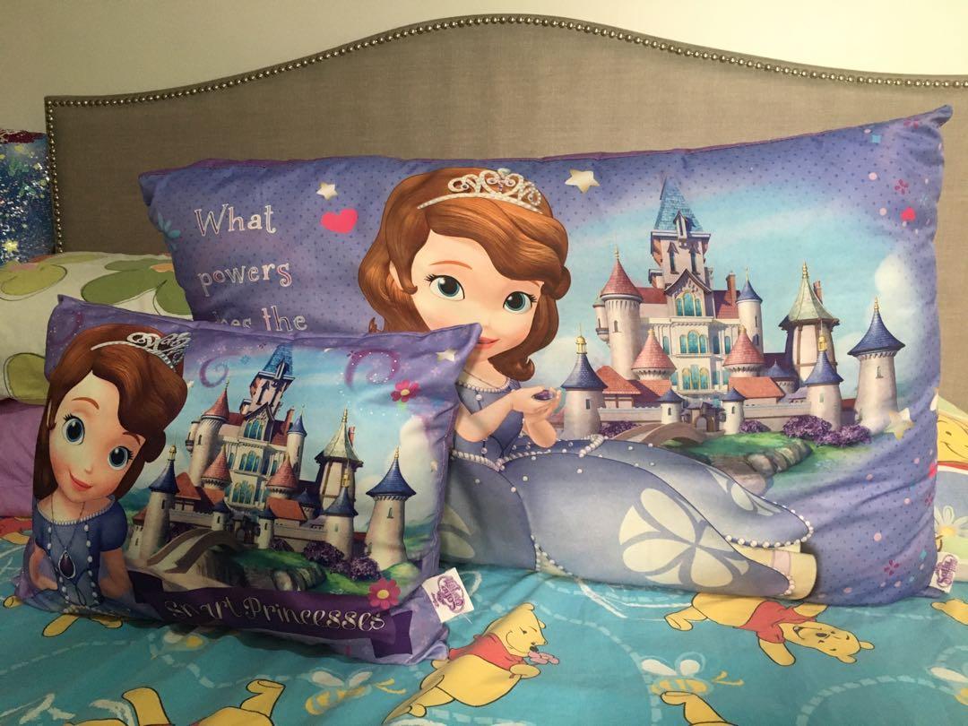 SOFIA THE FIRST PILLOWS SET, Babies & Kids, Baby Nursery & Kids ...