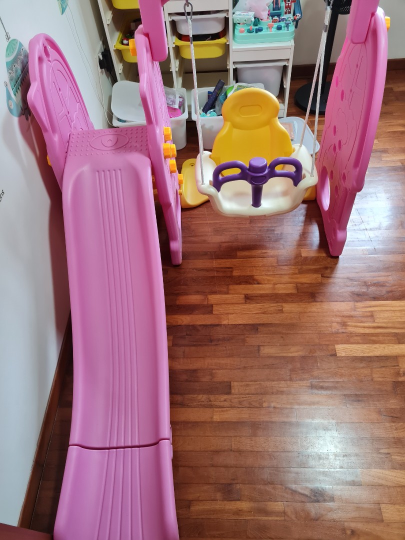 Swing and slide set, Babies & Kids, Infant Playtime on Carousell