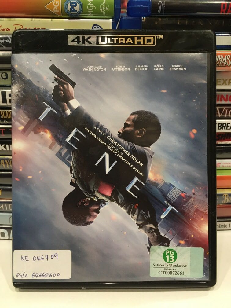 Tenet 4K UHD and Blu ray, TV & Home Appliances, TV & Entertainment, Blu ...