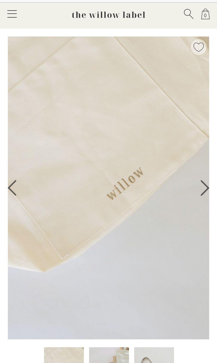 The Willow Label THE MINIMALIST TOTE (CREAM), Women's Fashion, Bags ...