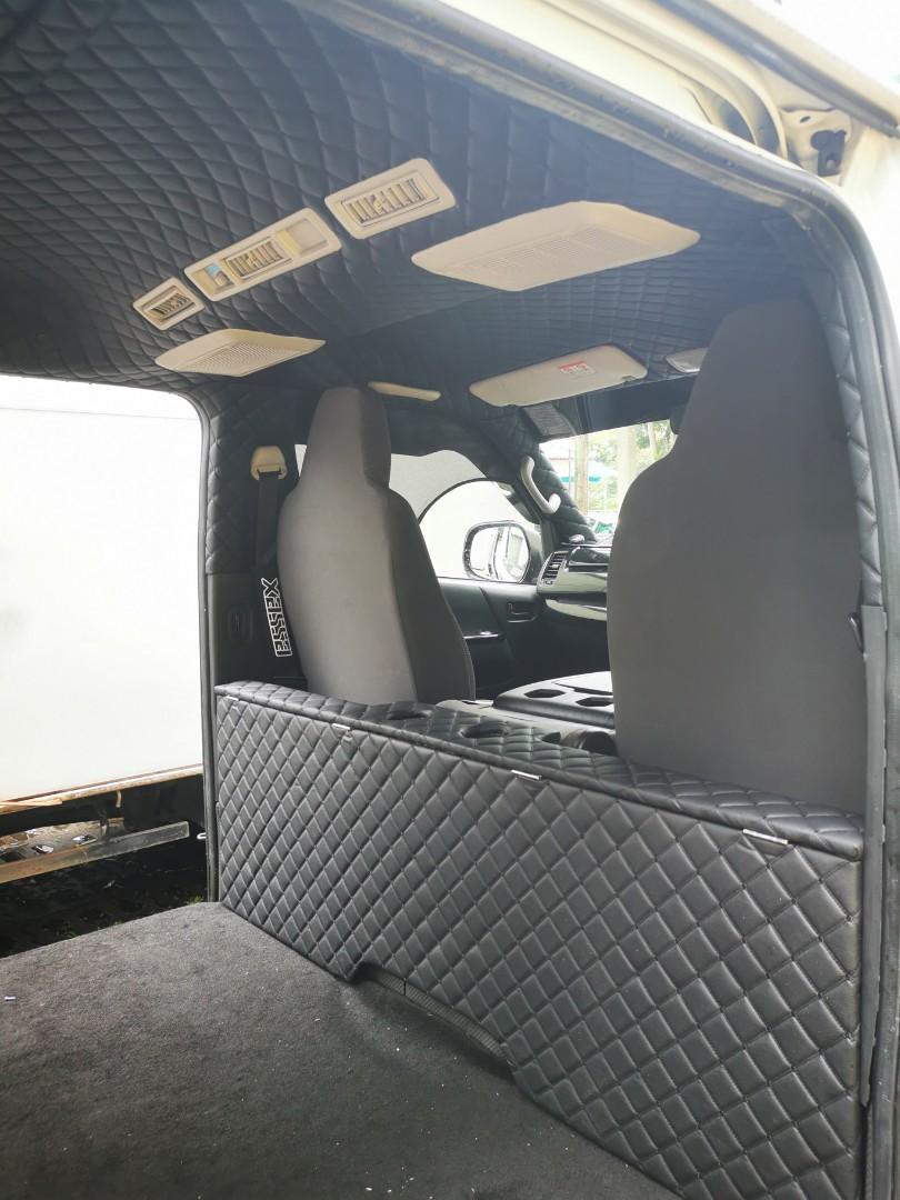 toyota hiace cargo van customise partition, Car Accessories ...