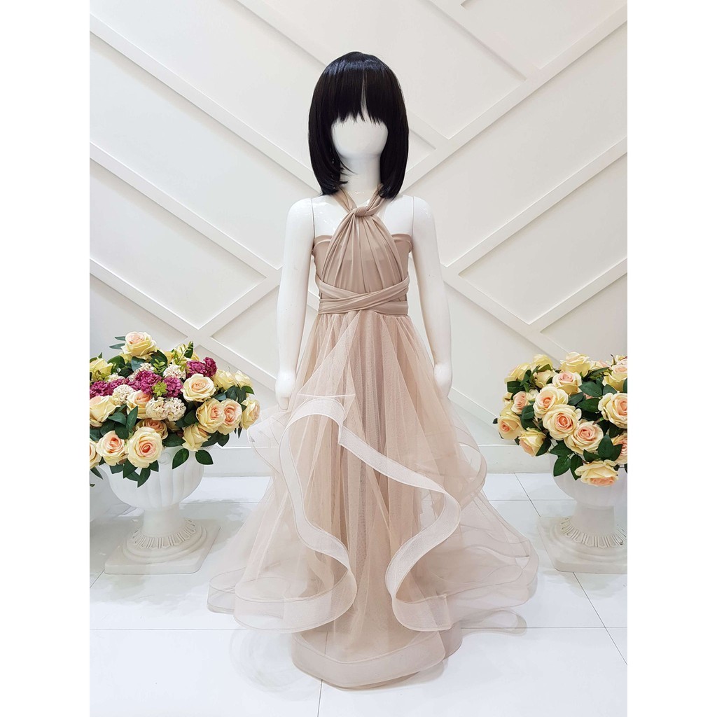 Tulle Kids Infinity Dress, Babies & Kids, Babies & Kids Fashion on ...