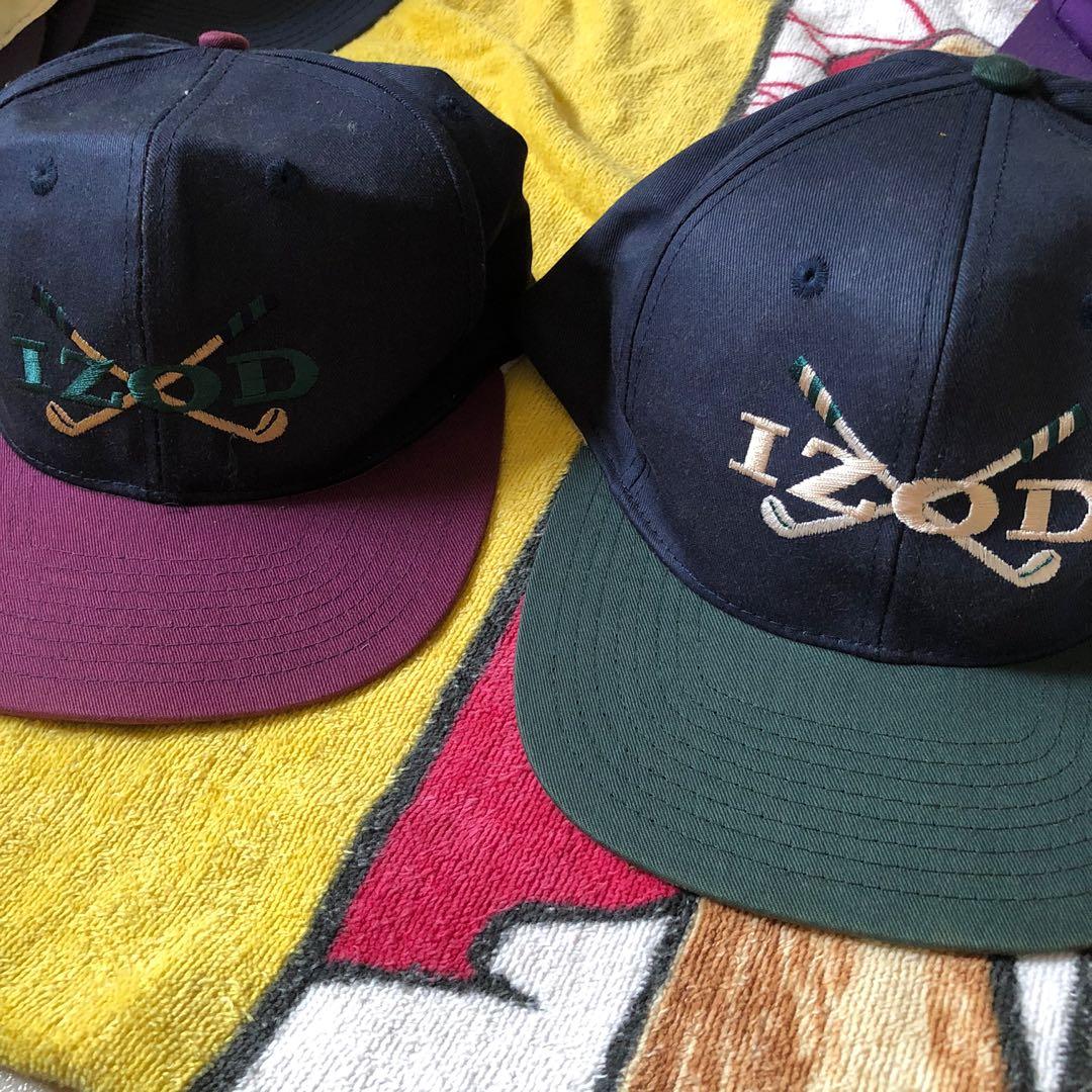 Vintage snapback 90s cap collection izod, Men's Fashion, Watches ...
