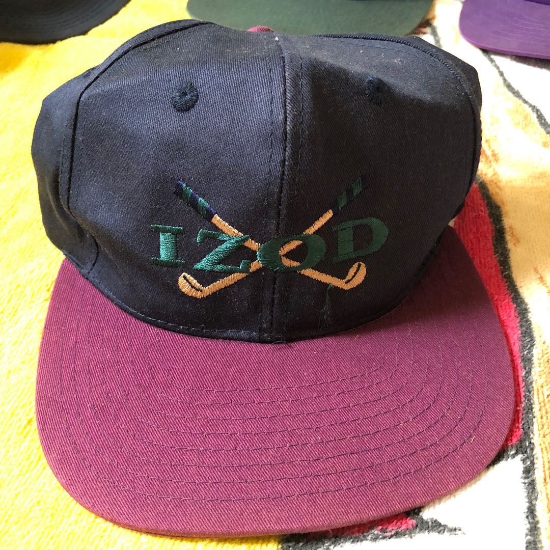Vintage snapback 90s cap IZOD golf, Men's Fashion, Watches ...