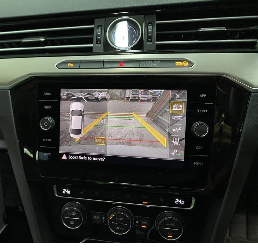 Volkswagen (VW) Passat / Golf / GTI / Polo / Sportsvan emblem reverse ...