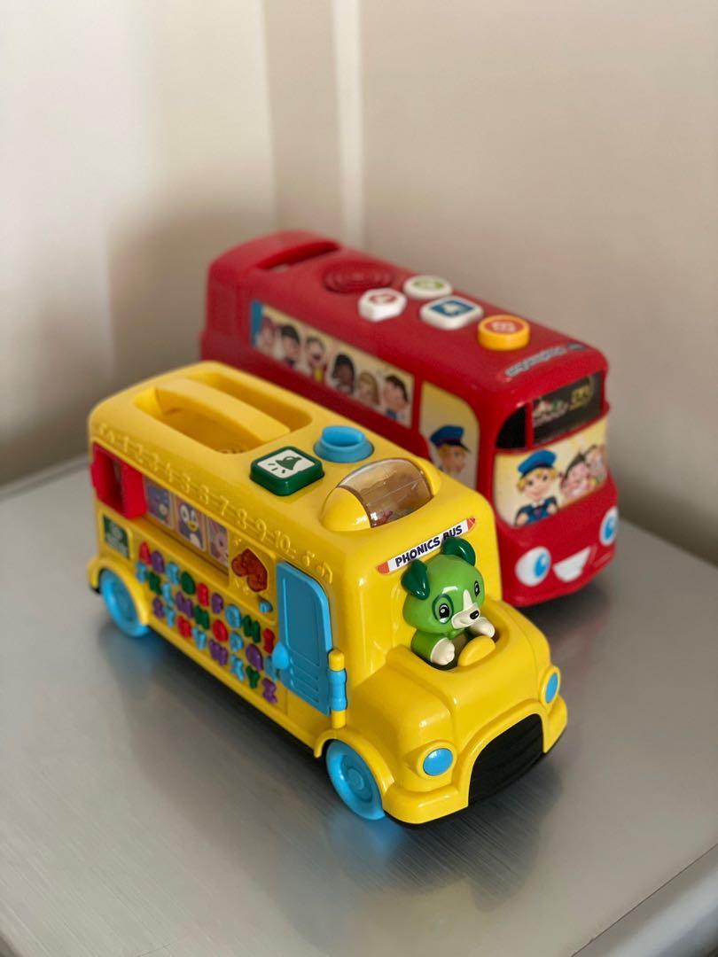 VTech Playtime / Leapfrog Alphabet Bus with Phonic Toy, Babies & Kids ...