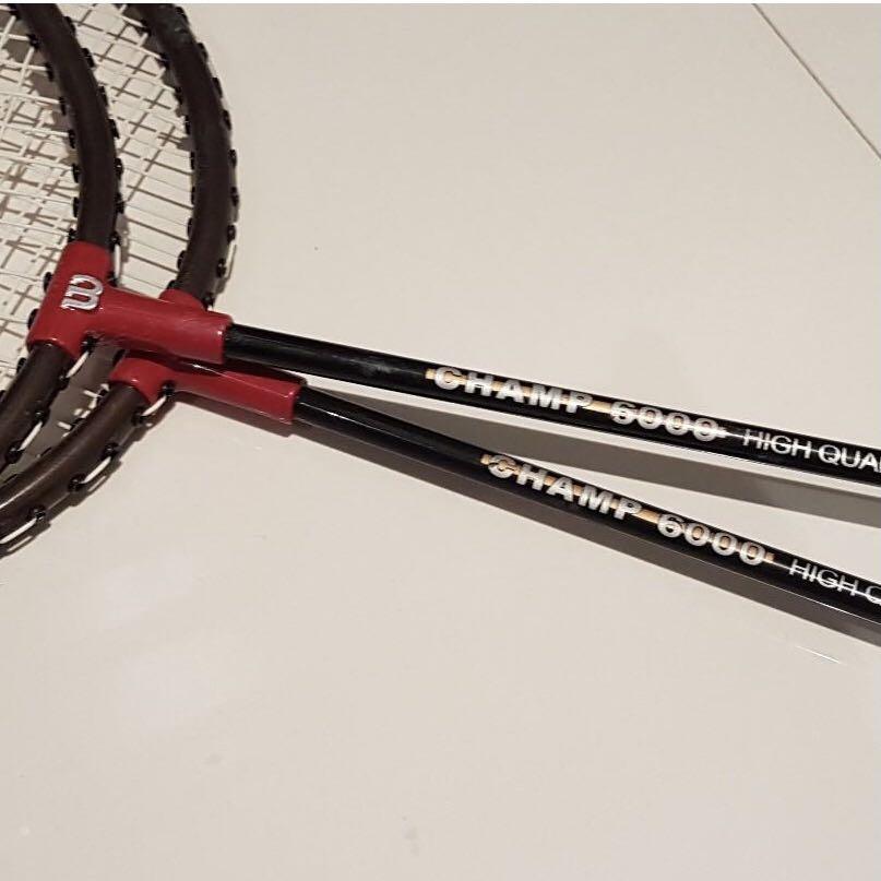 Wilson champ 6000 badminton racket, Sports Equipment, Sports & Games ...