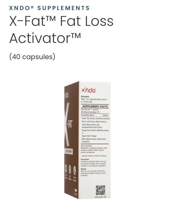 Xndo X-Fat, Health & Nutrition, Health Supplements, Vitamins ...