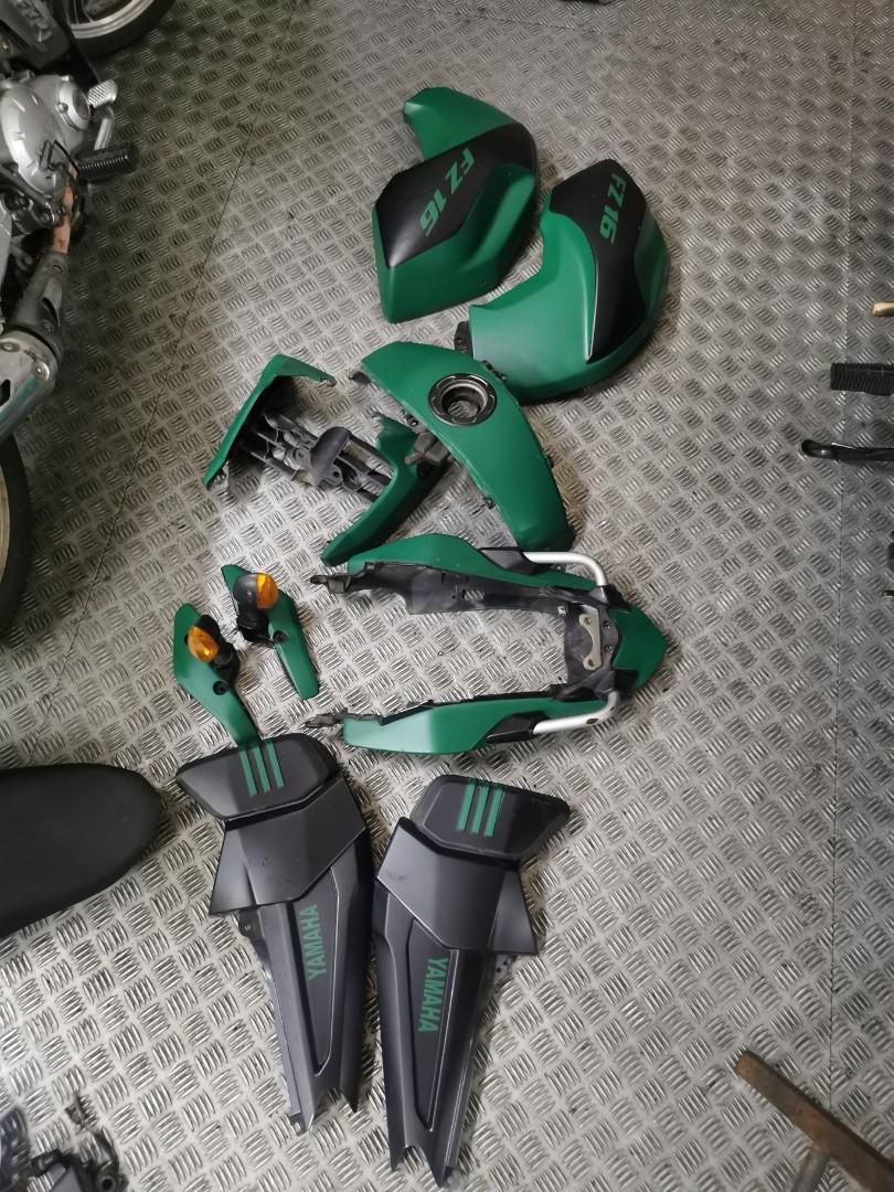 Yamaha FZ16 cover set failing, Motorcycles, Motorcycle Accessories on ...
