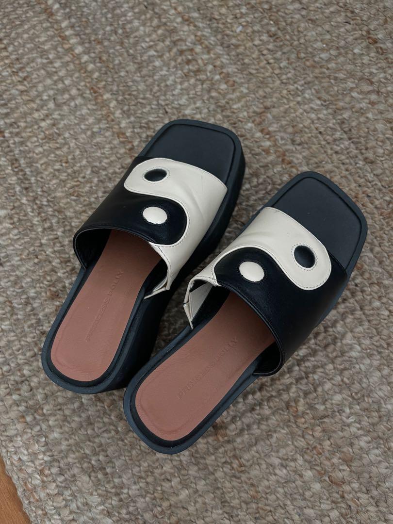 Yin yang platform sandals 36, Women's Fashion, Footwear, Sandals on ...