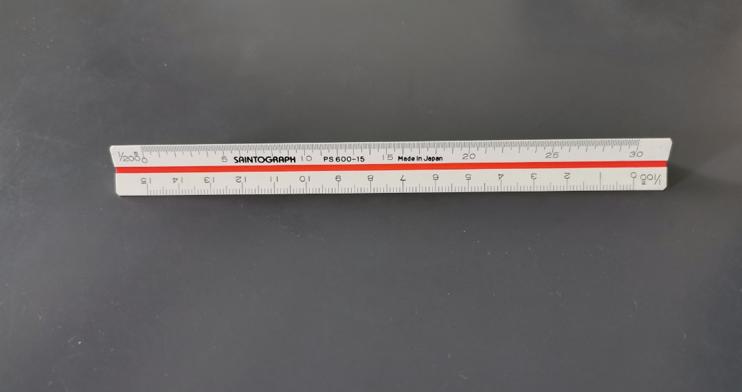 15cm Reduction Scale Ruler, Hobbies & Toys, Stationery & Craft, Craft ...