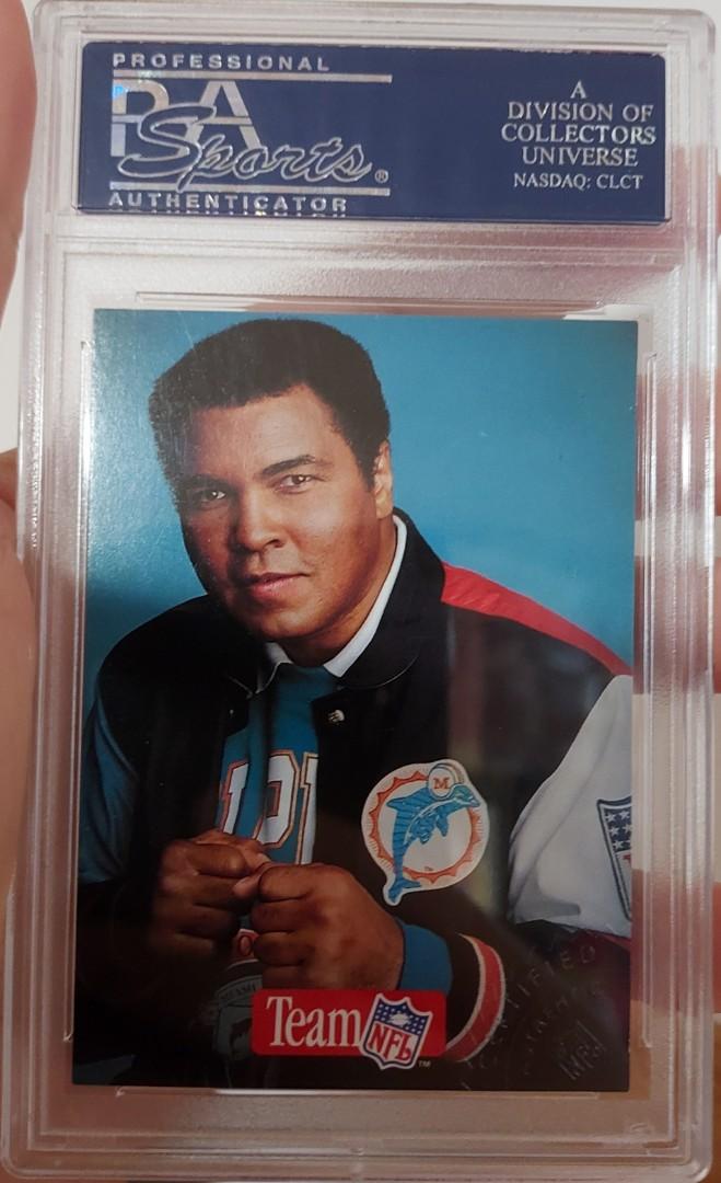 拳王阿里 入門收藏 1992 Muhammad Ali Auto signed PROLINE Portraits Authentic PSA ...