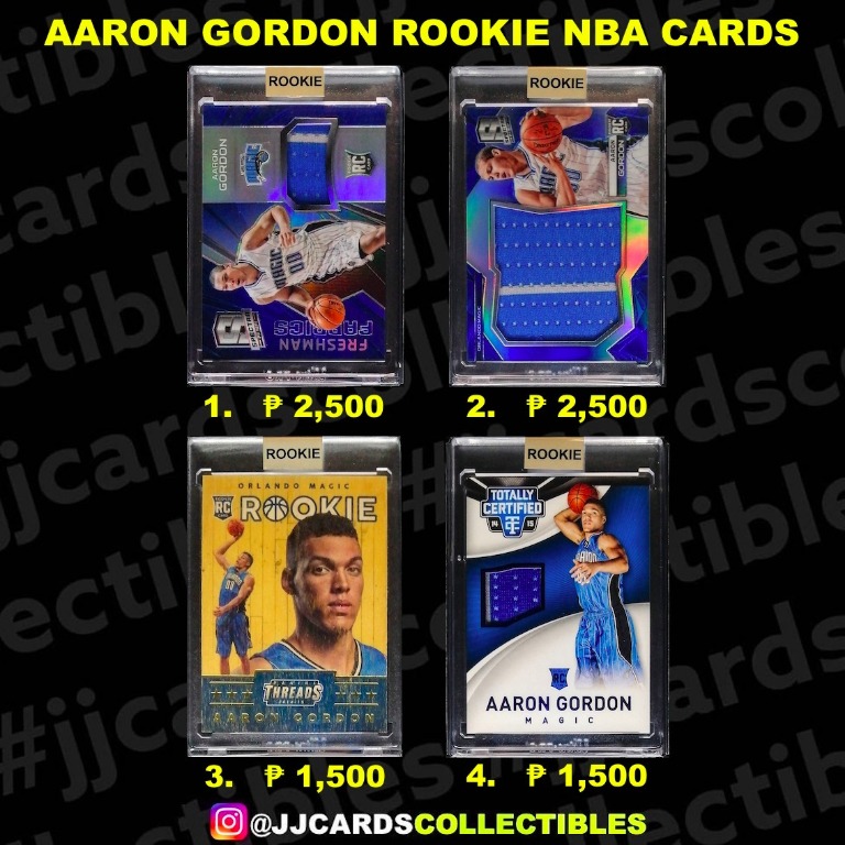 Aaron Gordon Rookie NBA Cards, Hobbies & Toys, Toys & Games on Carousell