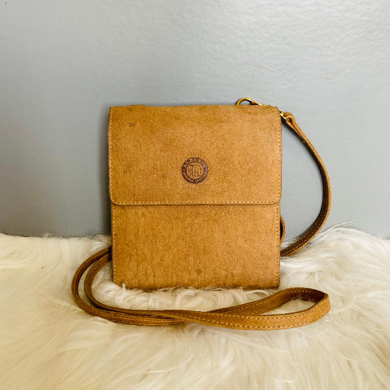 Alberto Brazil Brown Leather Wallet with Sling, Women's Fashion, Bags ...