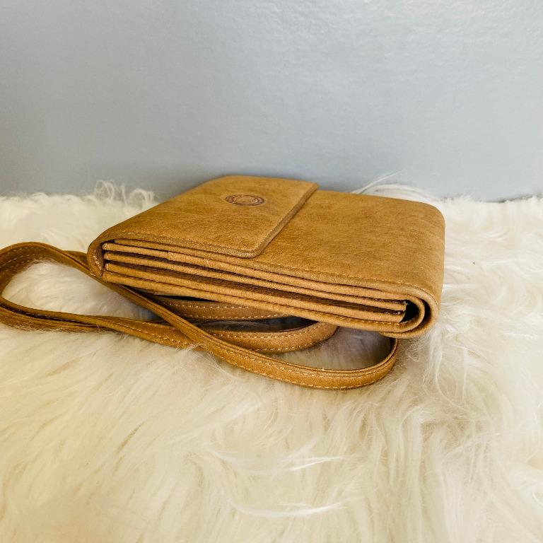 Alberto Brazil Brown Leather Wallet with Sling, Women's Fashion, Bags ...