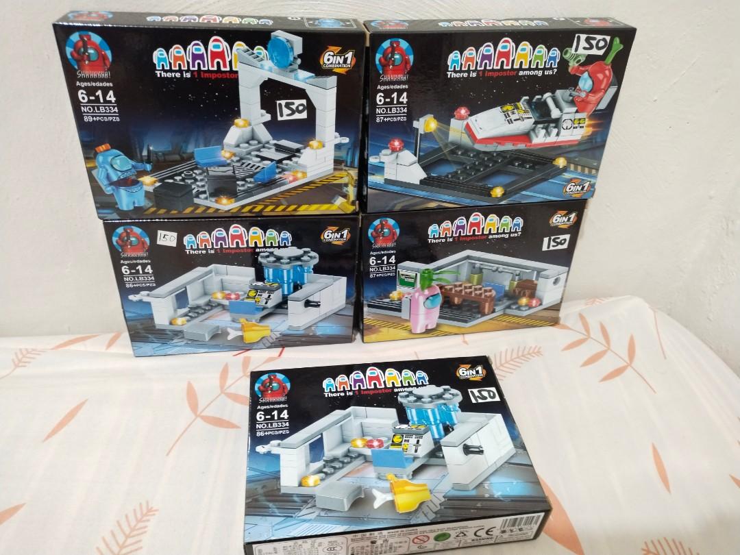 Among Us Lego Blocks, Hobbies & Toys, Toys & Games on Carousell
