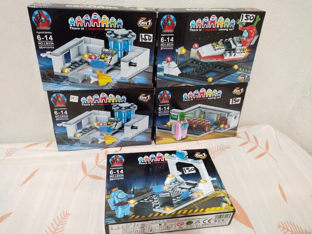 Among Us Lego Blocks, Hobbies & Toys, Toys & Games on Carousell