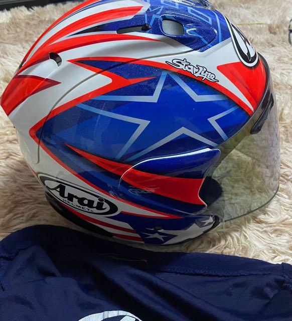 Arai Ram4X Nicky Hayden, Motorcycles, Motorcycle Apparel on Carousell