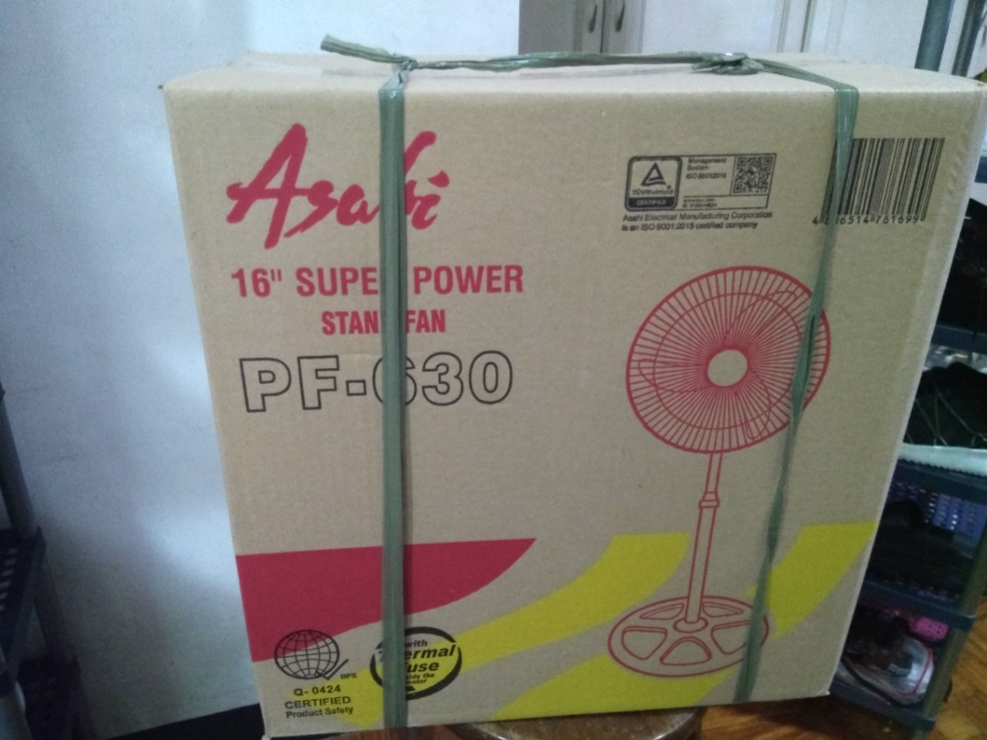 Asahi PF-630 16" stand fan, TV & Home Appliances, Other Home Appliances ...