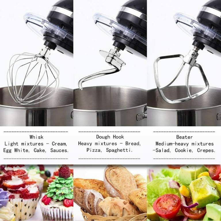 [Aucma] Stand mixer 6.2 L Stainless Steel Mixing Bowl, 6 Speed 1400W ...