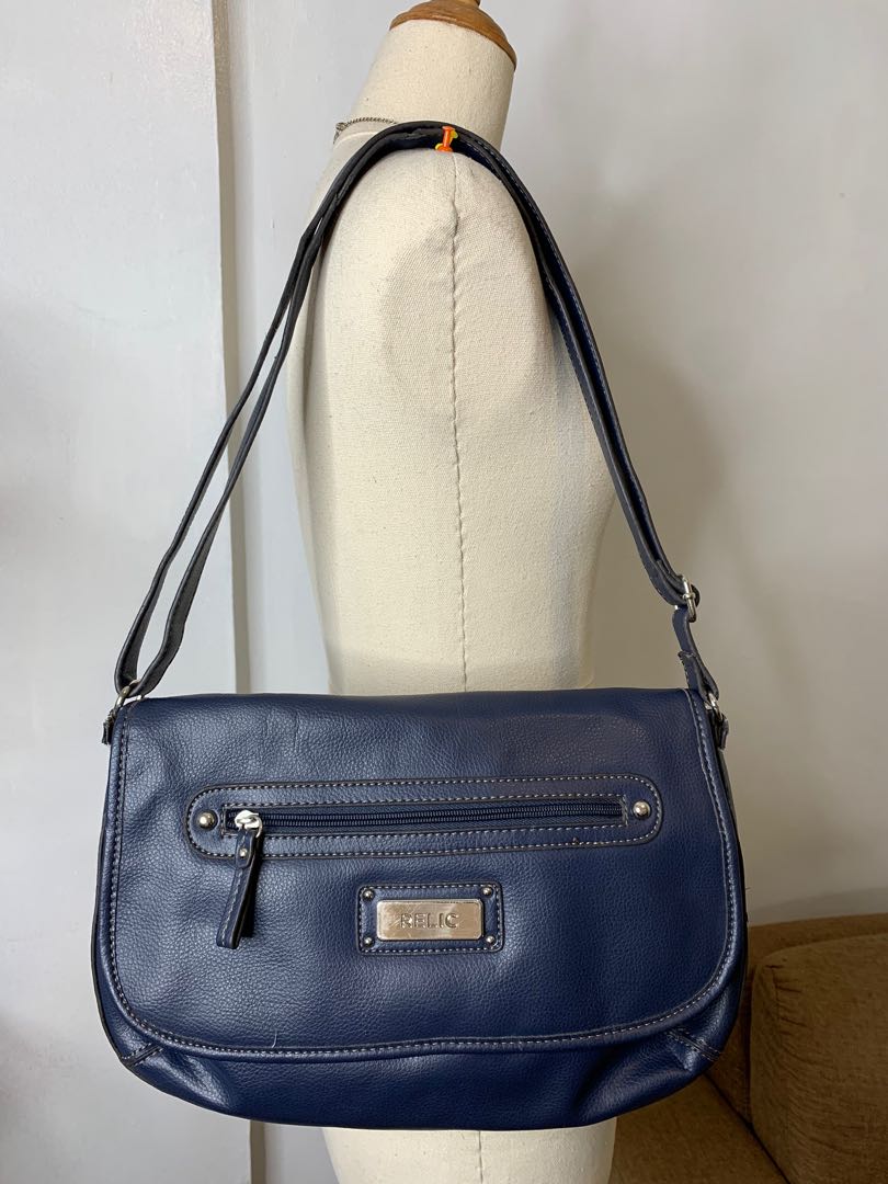 Authentic Relic Leather Crossbody, Luxury, Bags & Wallets on Carousell