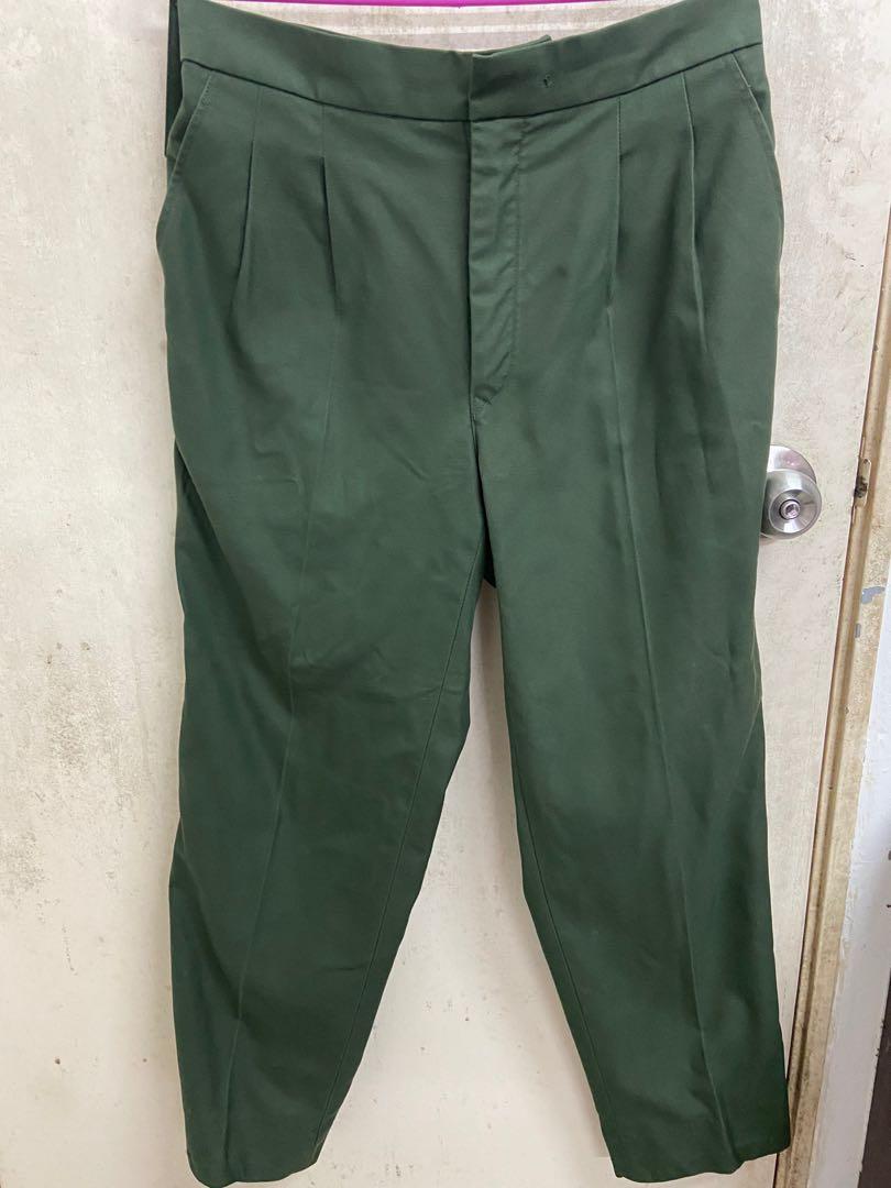 set Uniform askar No.3 sepasang (tentera darat), Men's Fashion, Muslim ...