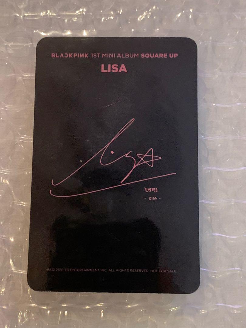 Blackpink lisa square up photocard pc, Hobbies & Toys, Memorabilia ...