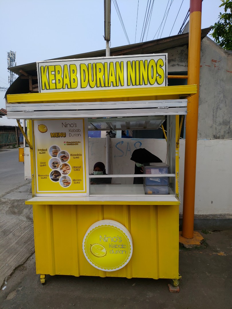 Booth gerobak container muraah...include neon 2 buah, Serba Serbi ...