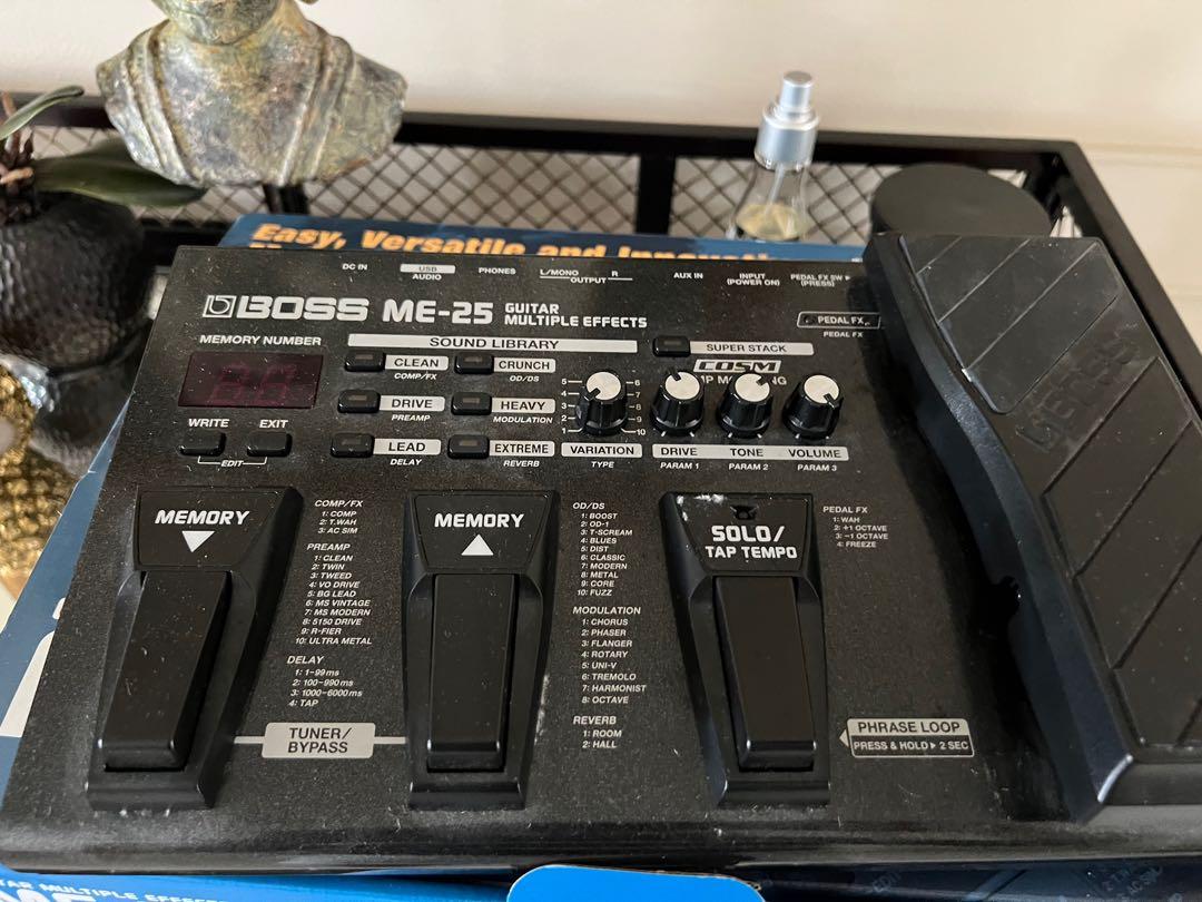 BOSS ME-25 Guitar Muti Effects rarely used. Retail USD $275, Hobbies ...