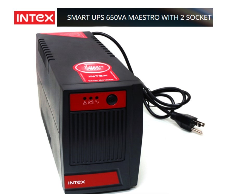 Brandnew Intex MAESTRO UPS 650VA with 2-socket Uninterruptible Power ...