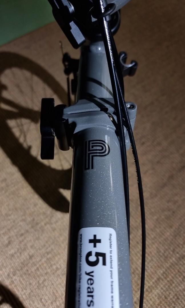 Brompton P Line Low Storm Grey S4L, Sports Equipment, Bicycles & Parts ...