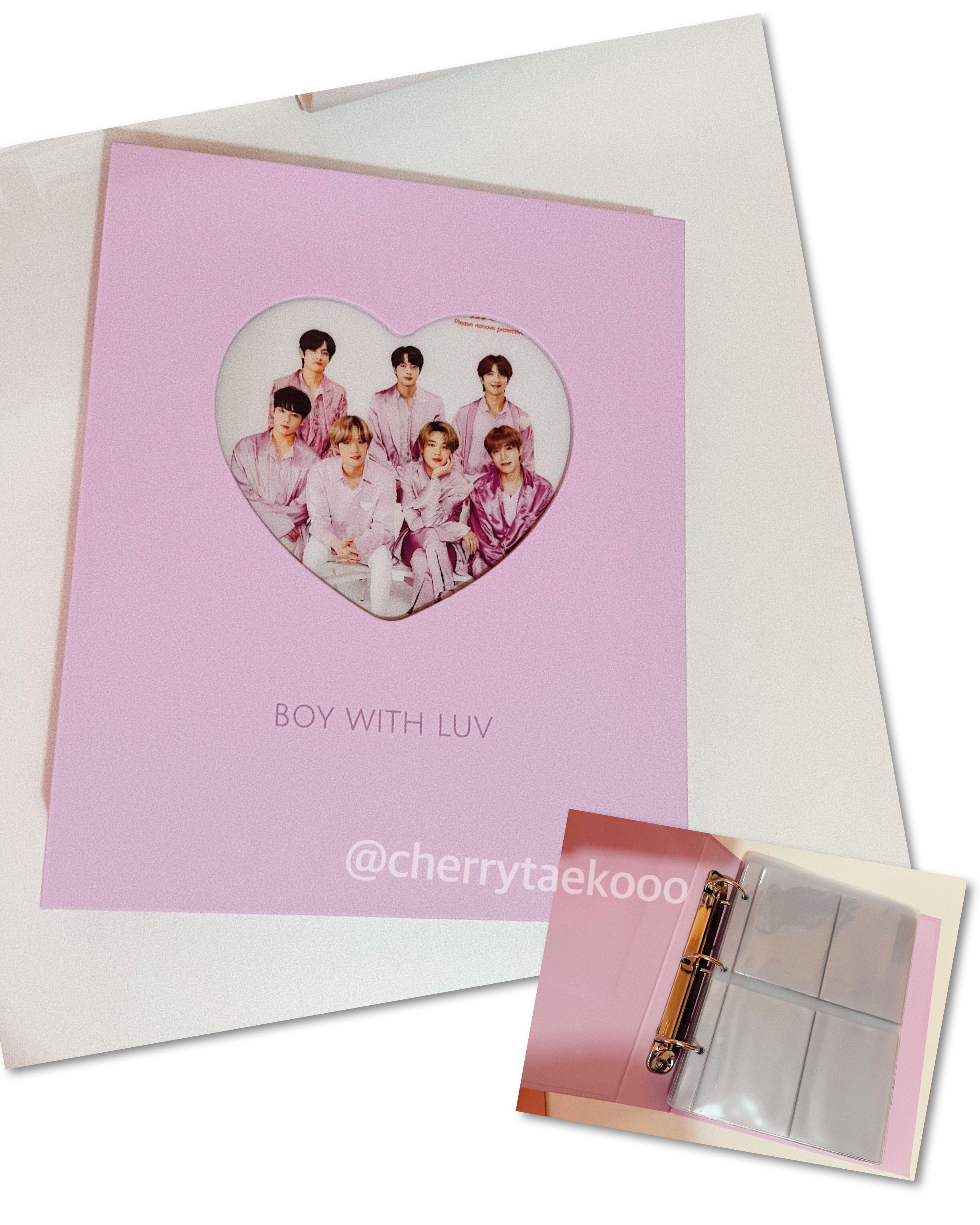 BTS Boy With Luv BWL Binder by eliee_j, Hobbies & Toys, Memorabilia ...