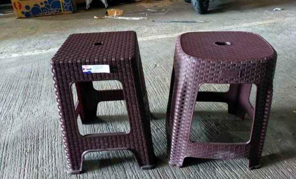 Bunny/Uratex Rattan stools/chairs monoblocks, Furniture & Home Living ...