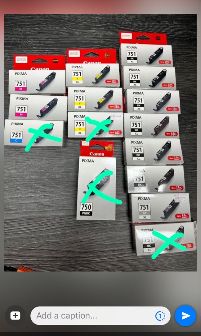 Canon Pixma Ink 750 and 751, Computers & Tech, Printers, Scanners ...