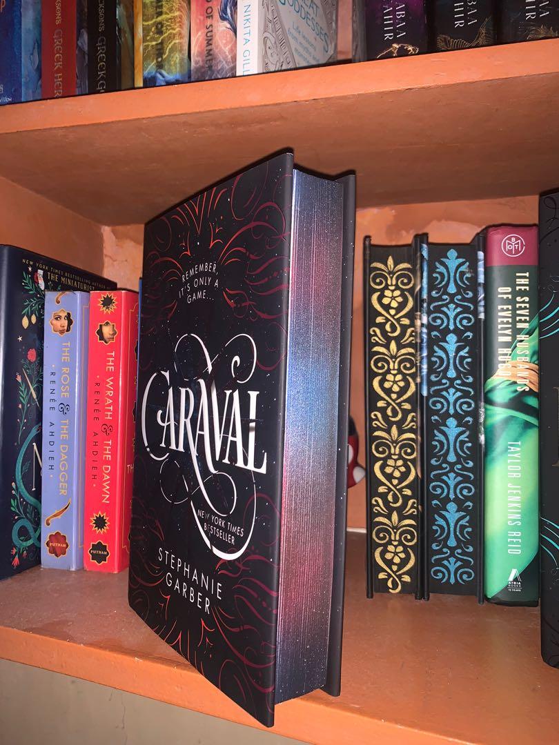 Caraval Trilogy HB w/ custom sprayed edges, Hobbies & Toys, Books ...