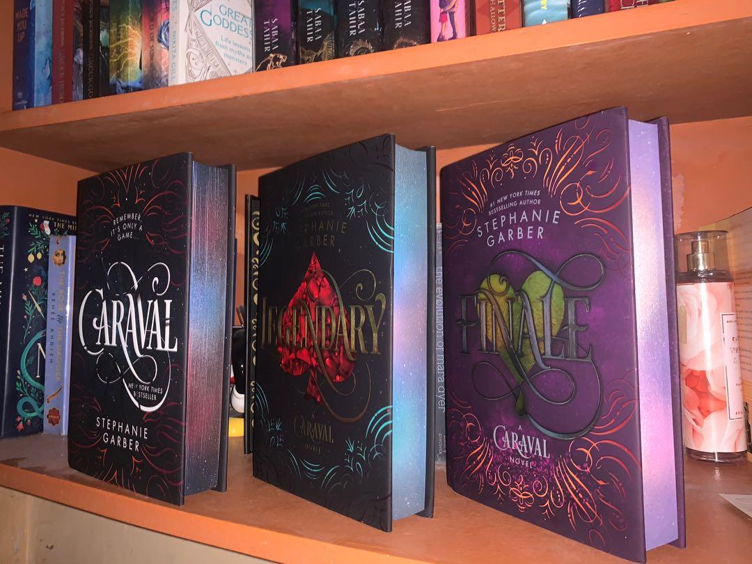 Caraval Trilogy HB w/ custom sprayed edges, Hobbies & Toys, Books ...
