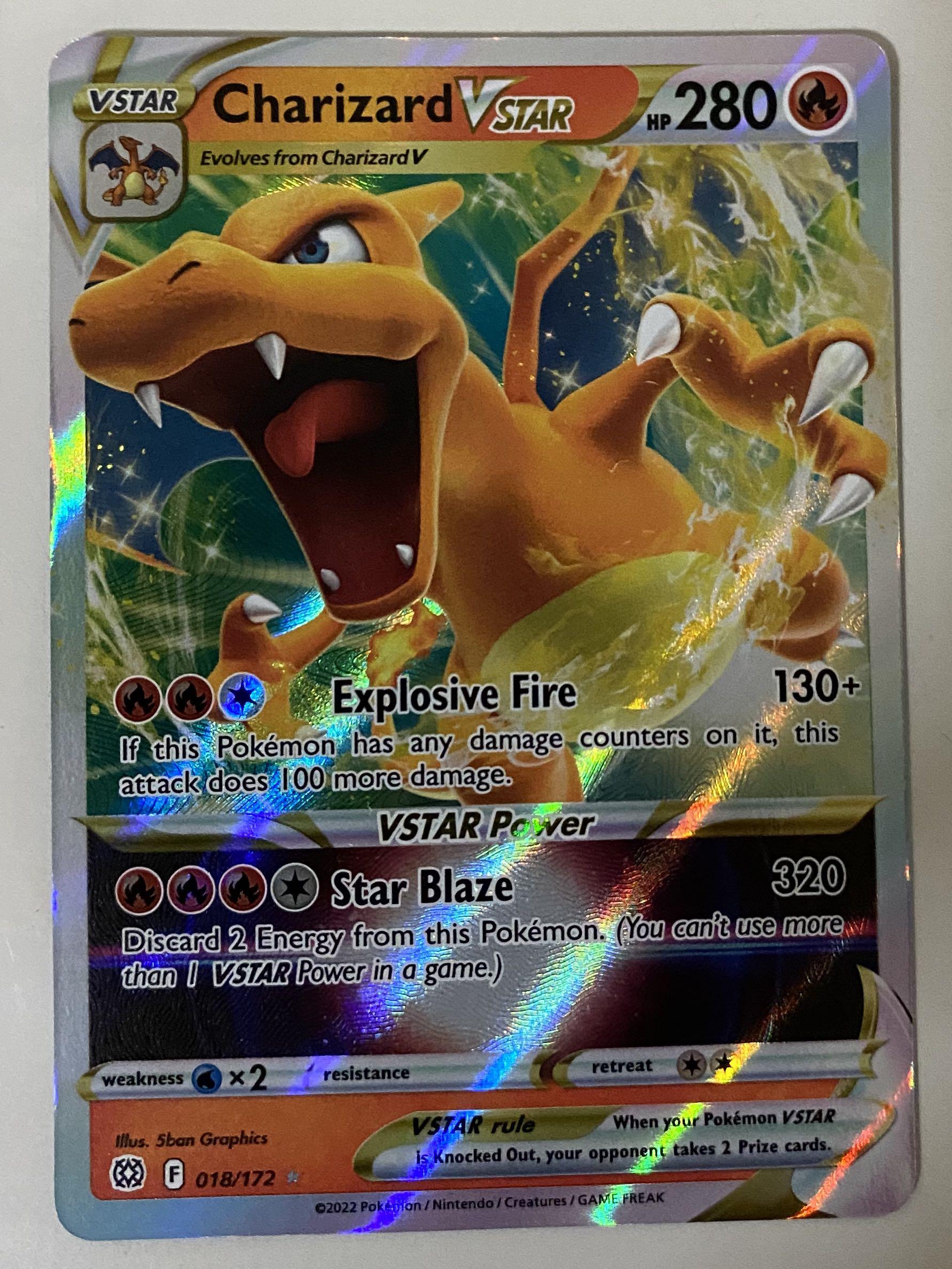 Charizard VSTAR - 18/172 - Ultra Rare, Hobbies & Toys, Toys & Games on ...