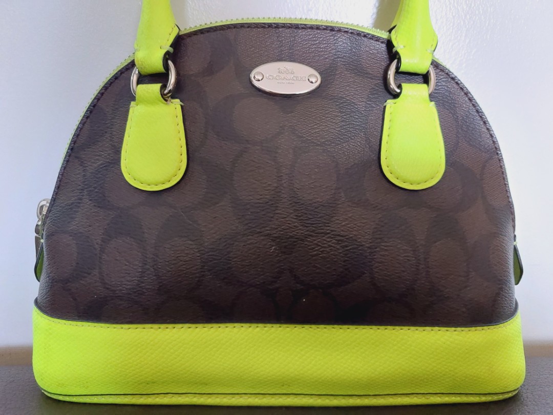 Coach Mini Cora Satchel, Luxury, Bags & Wallets on Carousell