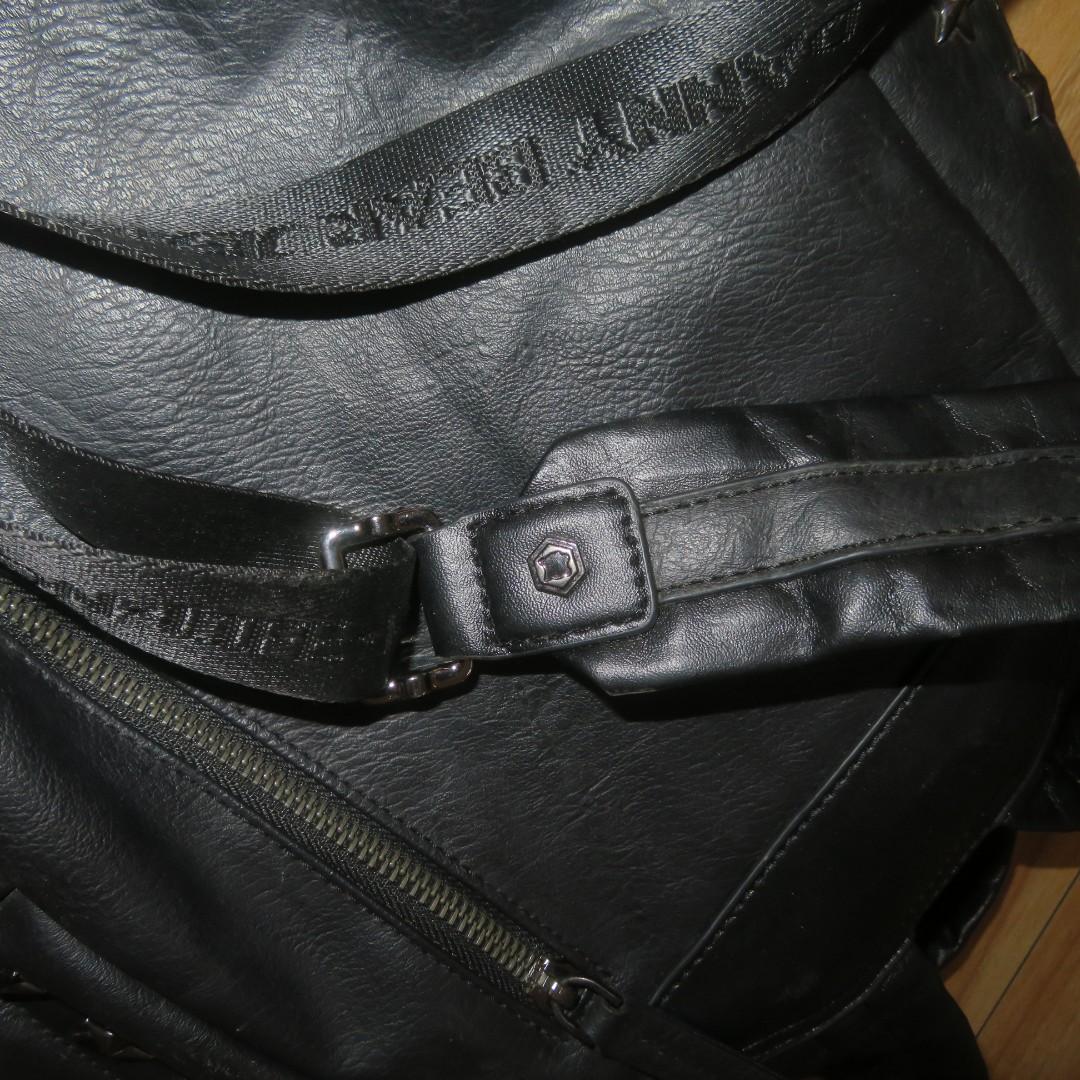 Danny Bear Leather Backpack y2k aesthetic, Women's Fashion, Bags ...