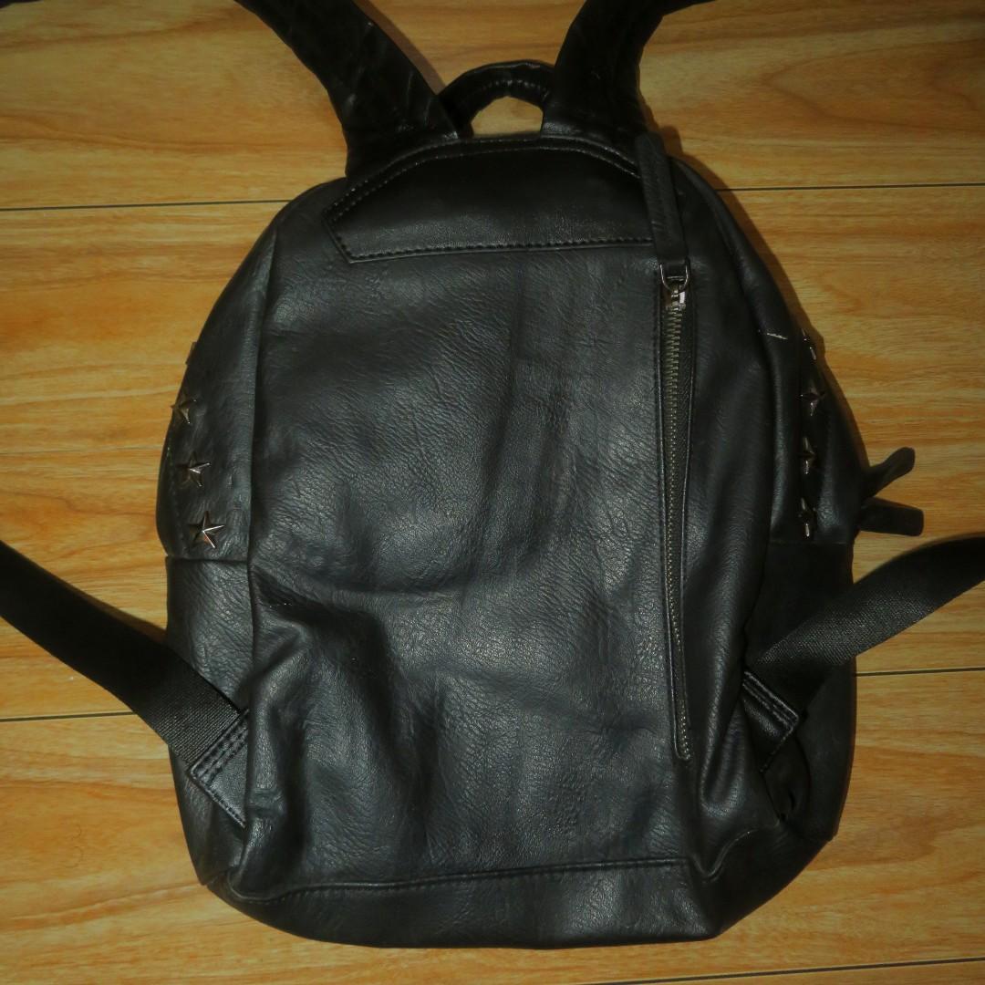 Danny Bear Leather Backpack y2k aesthetic, Women's Fashion, Bags ...