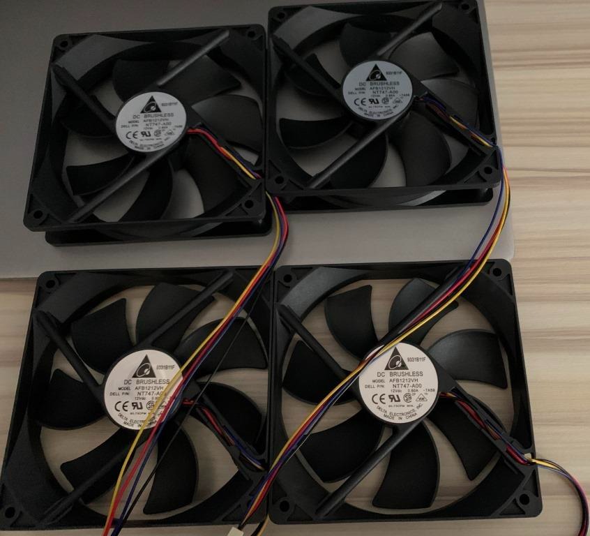 DELTA 12CM 2600RPM 4PIN (可調速) 暴力電腦機箱風扇 Computer Fan, 電腦＆科技, 電腦周邊及配件, 電腦 ...