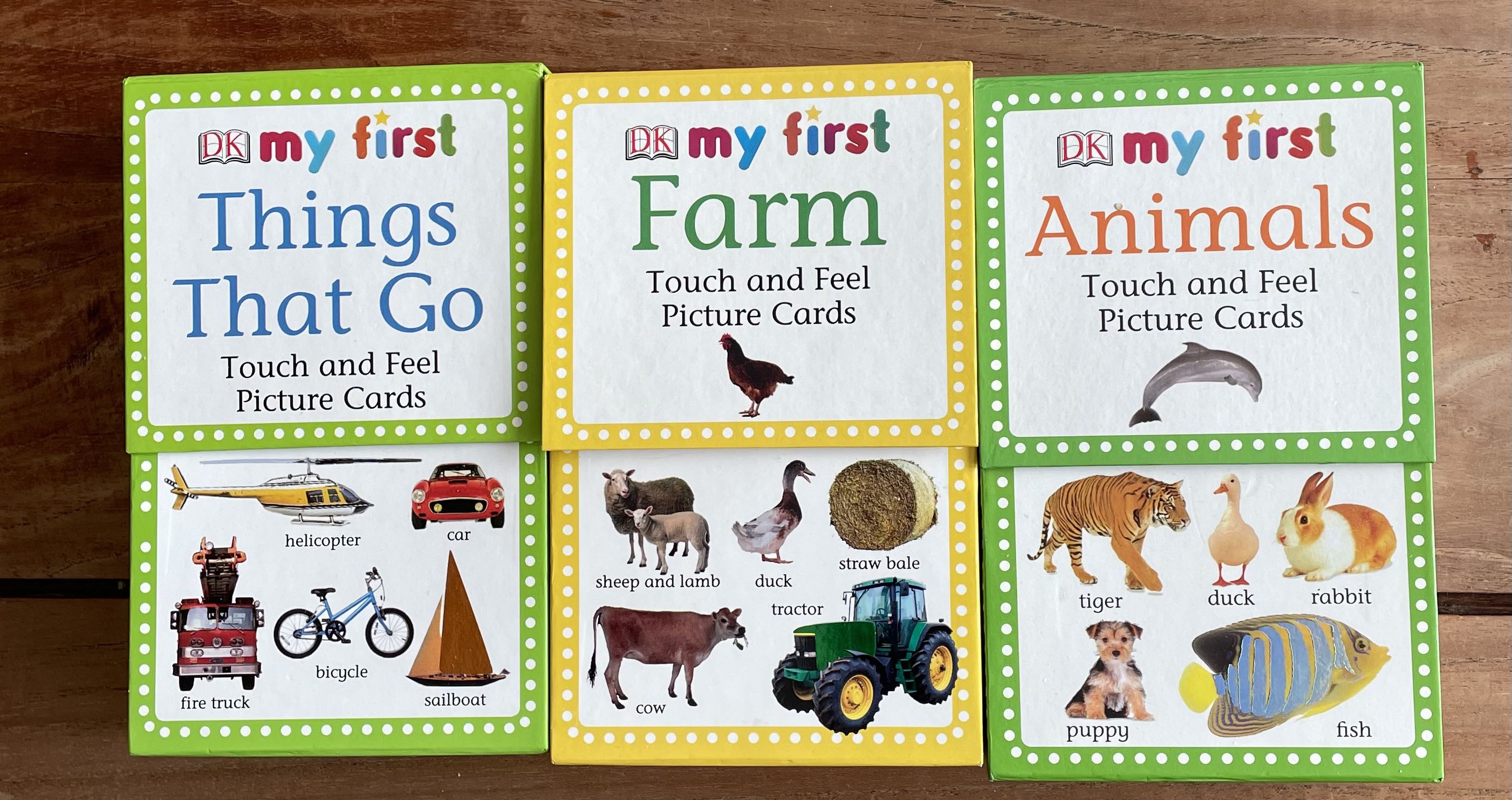 DK My First Touch and Feel Picture Cards, Babies & Kids, Infant ...