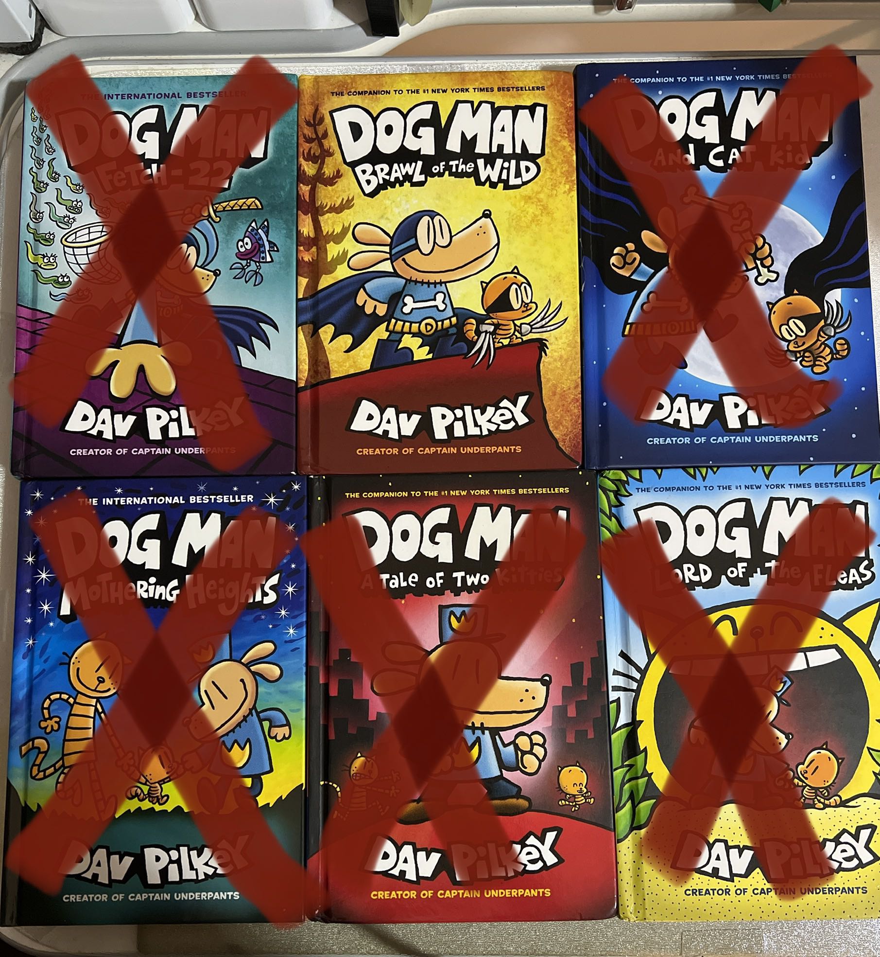 Dog Man Comic Book Series (Original) - Award Winning by Dav Pilkey ...