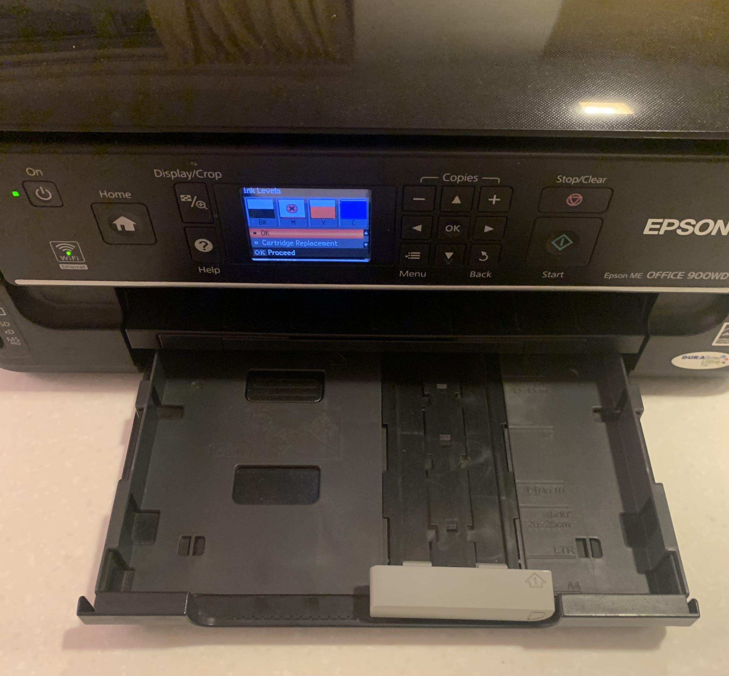 Epson ME Office 900WD WiFi Multifunction All-in-One Duplex Printer ...