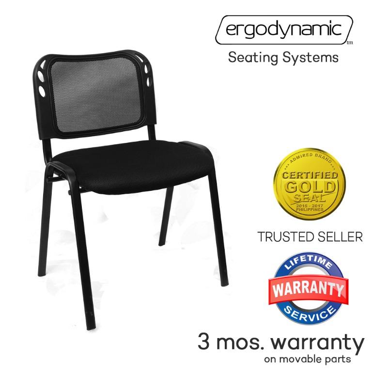 Ergodynamic DVC-154M Stackable Guest Visitor Chair, Office Furniture ...