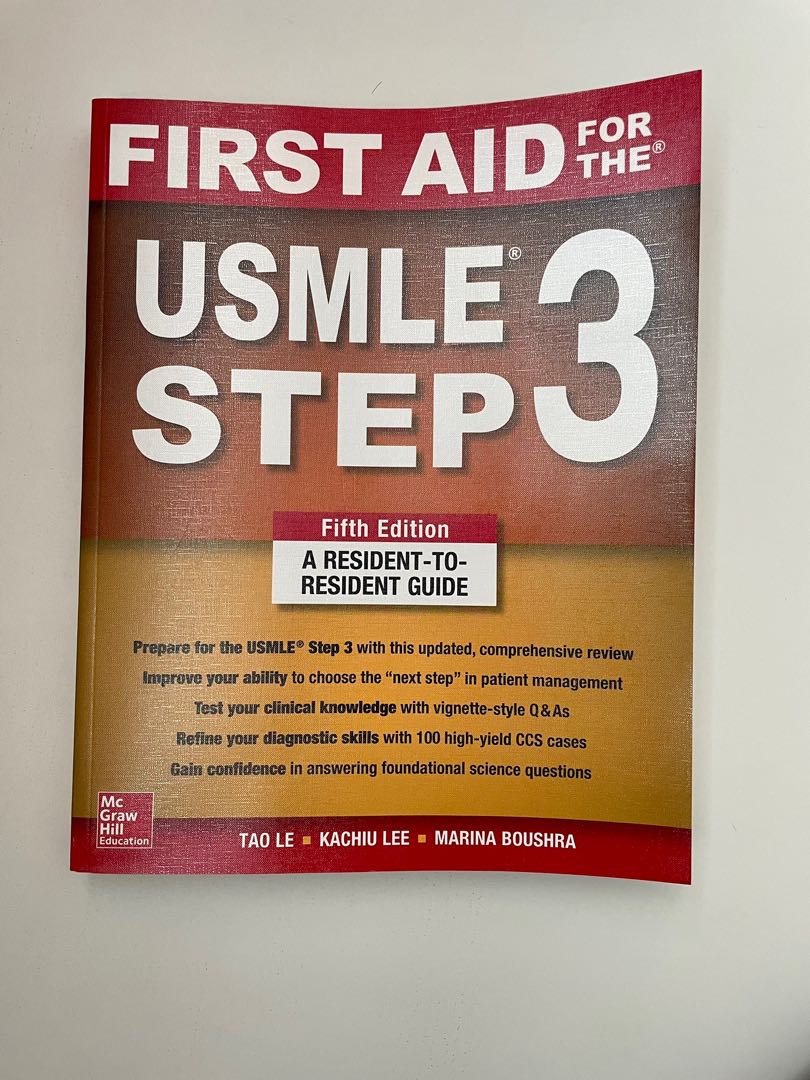 First Aid for the USMLE Step 3, 5th edition, Hobbies & Toys, Books ...