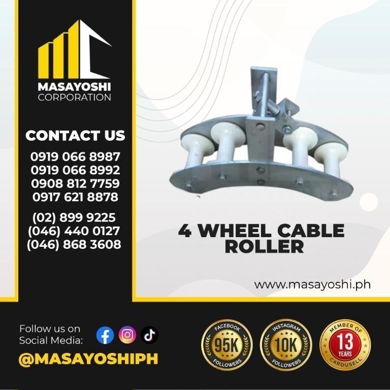 Four Wheel Cable Roller | Cable Installation | Cable Pulling | Wire ...