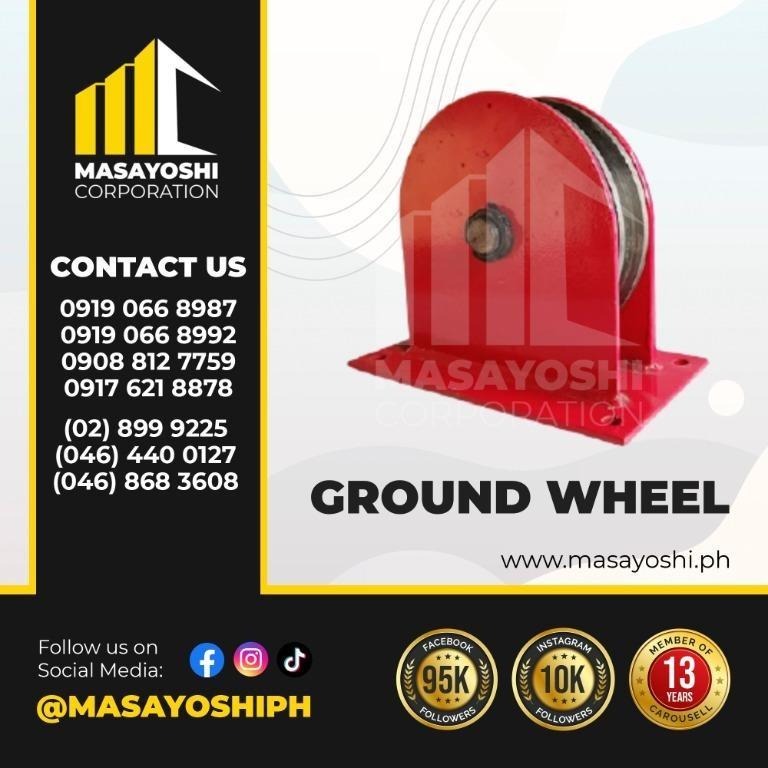 Ground Wheel | Ground Rollers | Ground Pulley, Commercial & Industrial ...