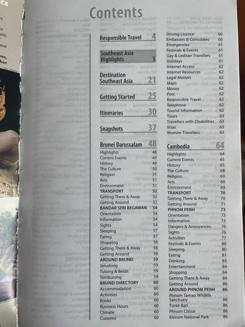 Guide to South East Asia Lonely Planet, Hobbies & Toys, Books ...