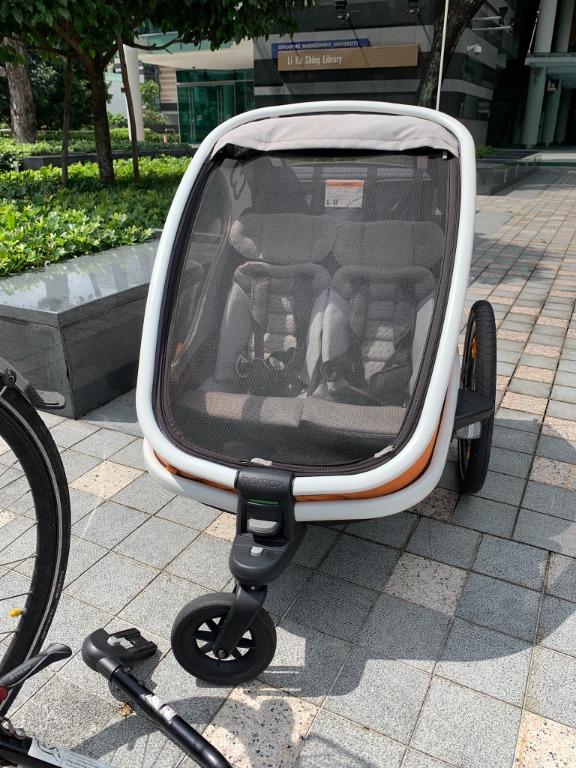 Hamax Outback Double Bicycle Trailer, Sports Equipment, Bicycles ...